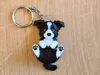 Border Collie dog flexi keychain - Free 3D Print Model - MakerWorld