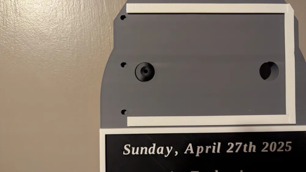 Displate turkey mount w/ custom text plate & frame - Free 3D Print ...