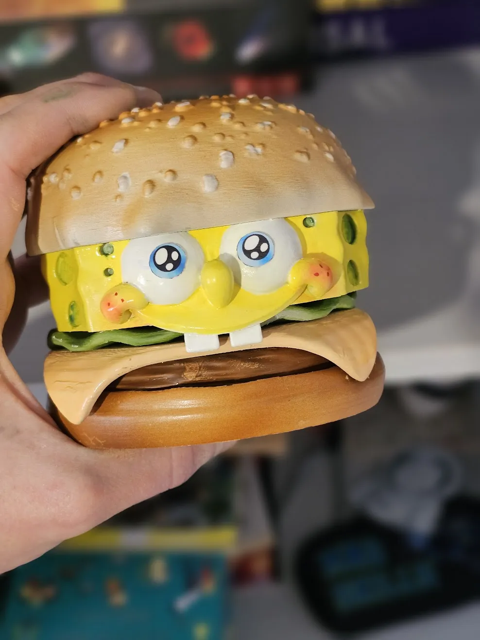 Burger SpongeBob by El1as MakerWorld: Download Free 3D Models