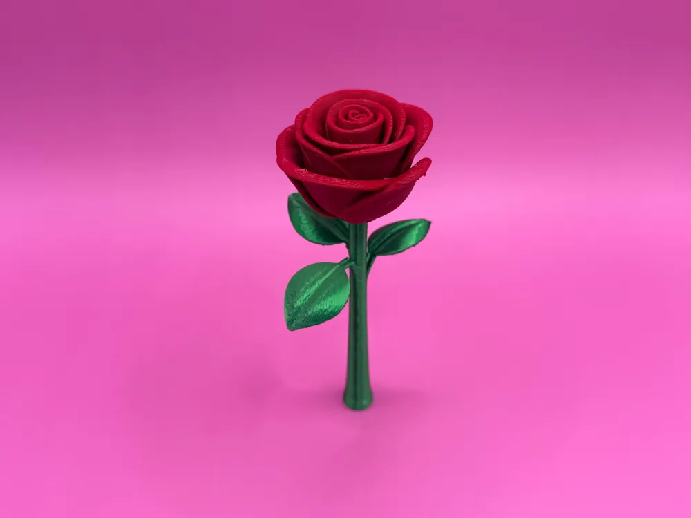 Rose - Free 3D Print Model - MakerWorld