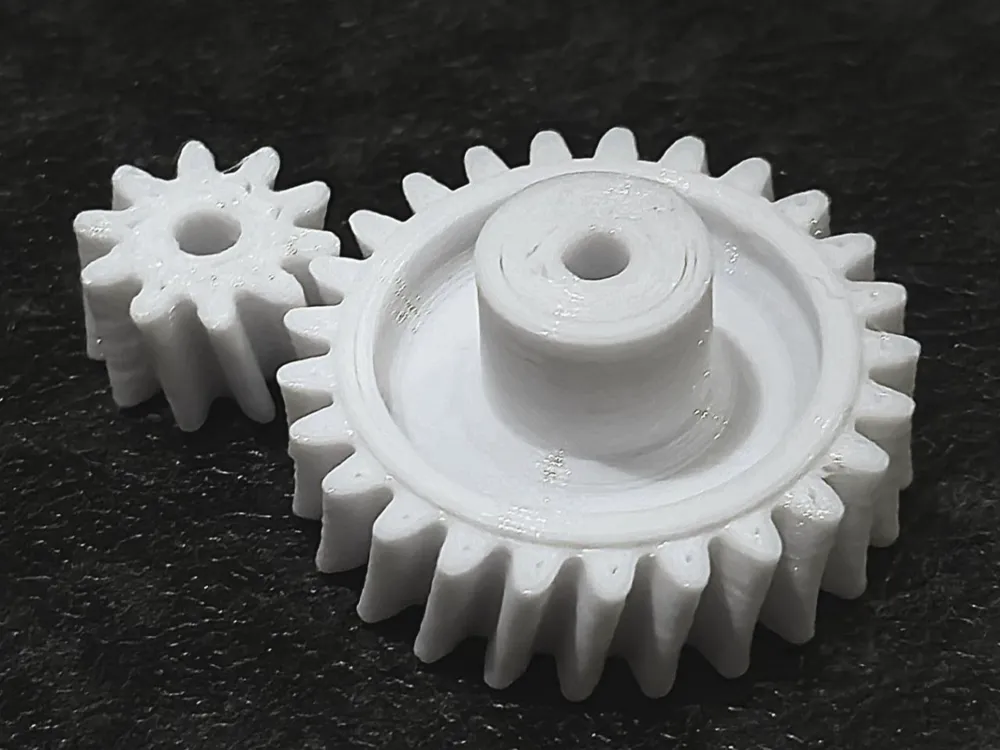 Helical Gears 10T and 25T - Free 3D Print Model - MakerWorld