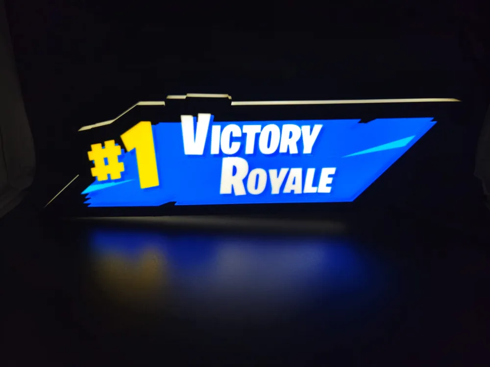 Fortnite Victory Royale Lightbox by Printy McPrintface - MakerWorld
