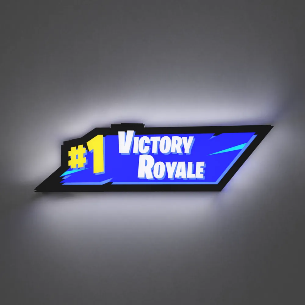Fortnite Victory Royale Lightbox by Printy McPrintface - MakerWorld
