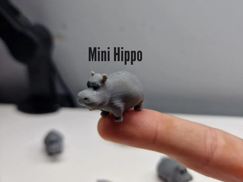 Mini Hippo Fidget - Micro Zoo - Free 3D Print Model - MakerWorld