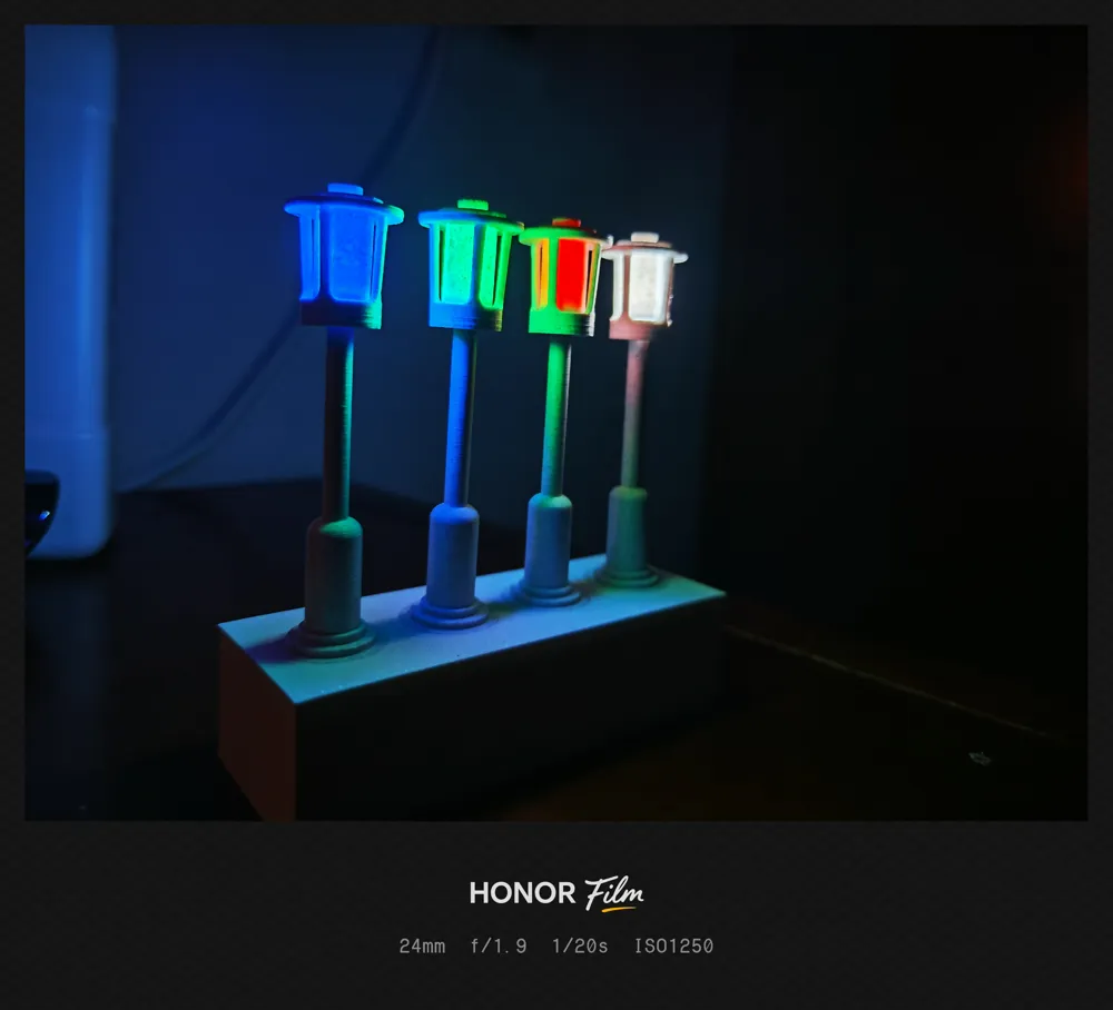 Desktop ambient light miniature street lamp desktop ornament - Free 3D ...