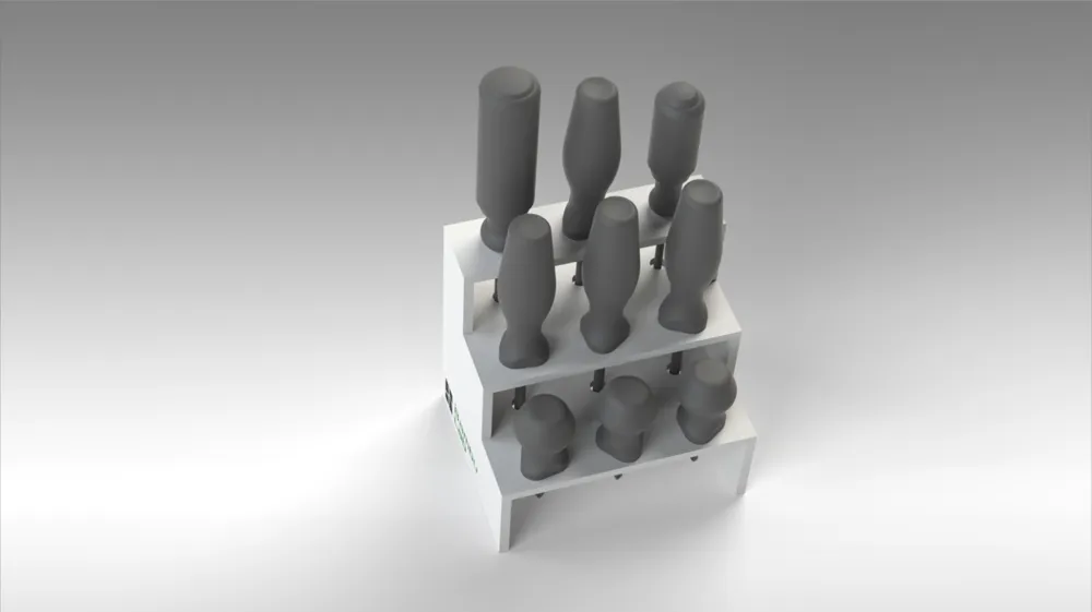 9 pcs Screwdriver Holder by 3D Print Masters Hub - MakerWorld