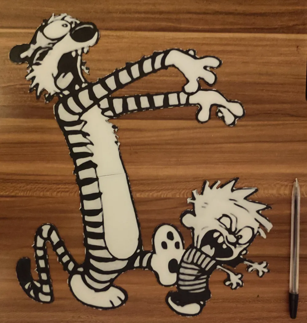 Calvin & Hobbes - Free 3D Print Model - MakerWorld