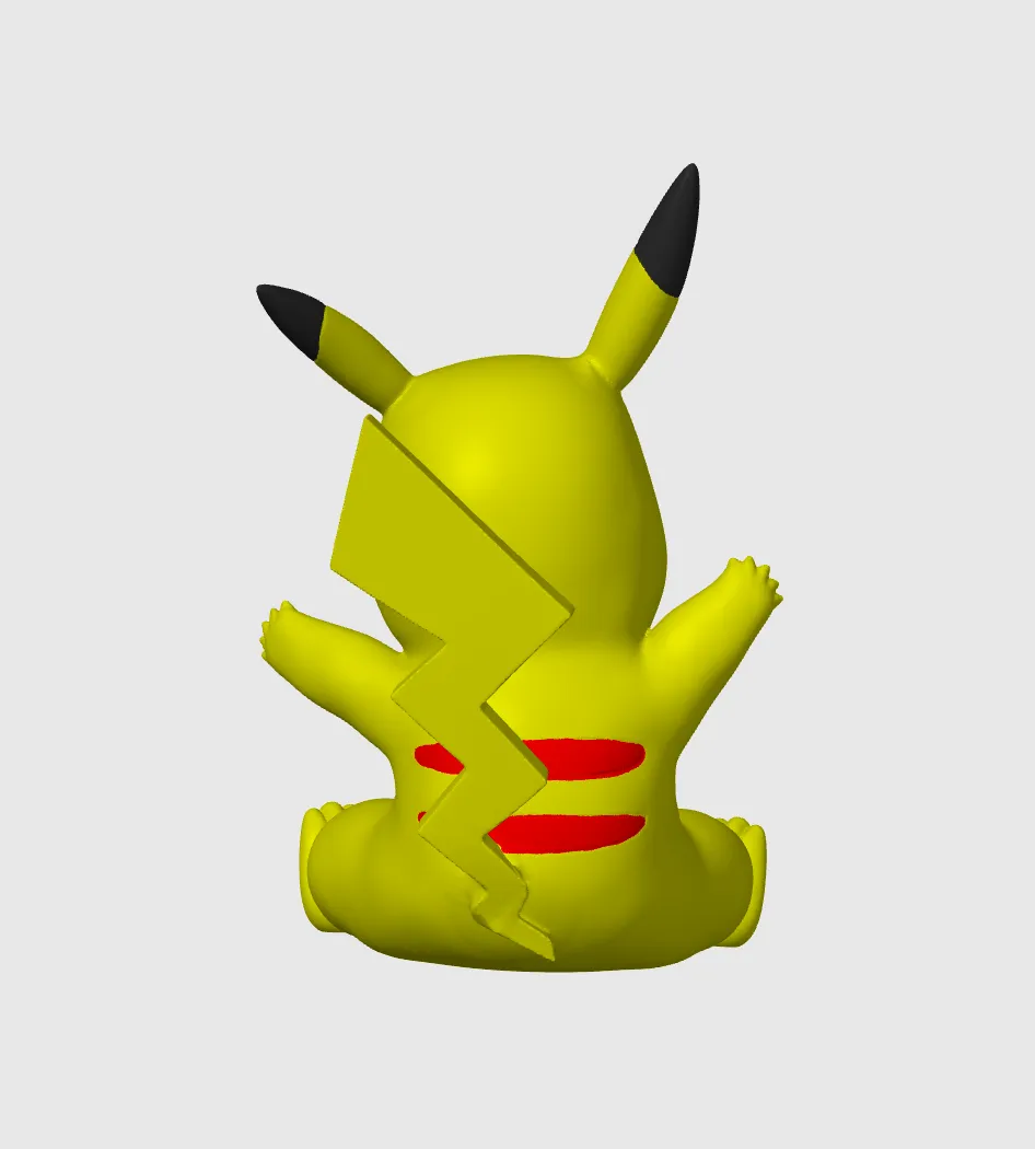 Pikachu color v2 Remixed by Gettone - MakerWorld