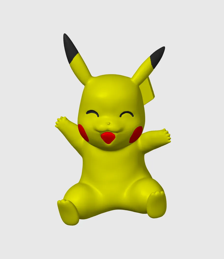 Pikachu color v2 Remixed by Gettone - MakerWorld