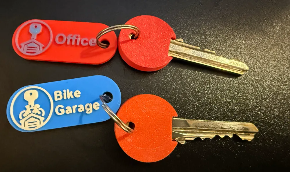 Office Key Tag – Bold & Easy-to-Read Label by Ian MakerWorld: Download ...