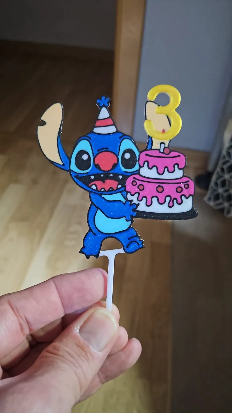 Topper Cakes birthday cake 5 YEARS by davinchi20 - MakerWorld