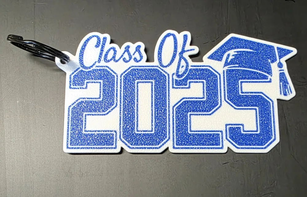 Class of 2025 Graduation Keychain by IdleMade MakerWorld: Download Free ...
