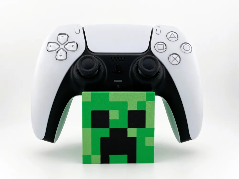 Minecraft Creeper PS5 Controller Stand by Mohammad AD MakerWorld: Download Free 3D Models