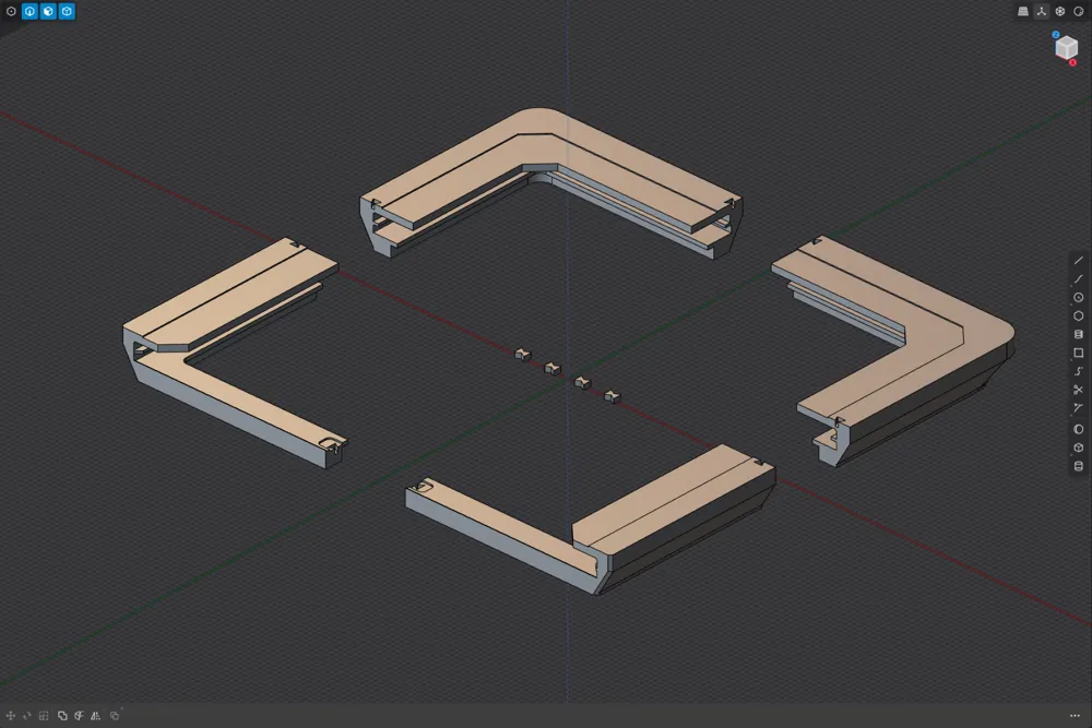 Low profile AMS riser with LED and glass lid riser by darren.meier ...