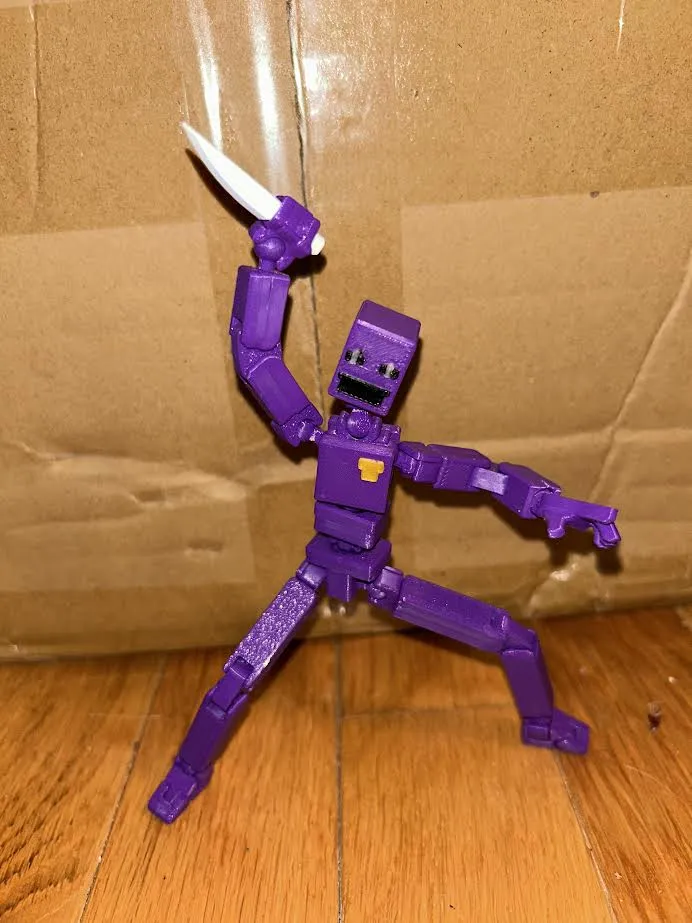 EASY 13 Purple guy/William Afton - Free 3D Print Model - MakerWorld