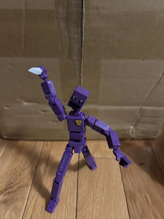 EASY 13 Purple guy/William Afton - Free 3D Print Model - MakerWorld