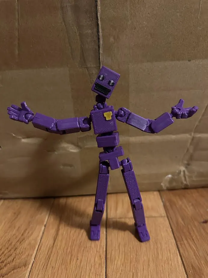 EASY 13 Purple guy/William Afton - Free 3D Print Model - MakerWorld