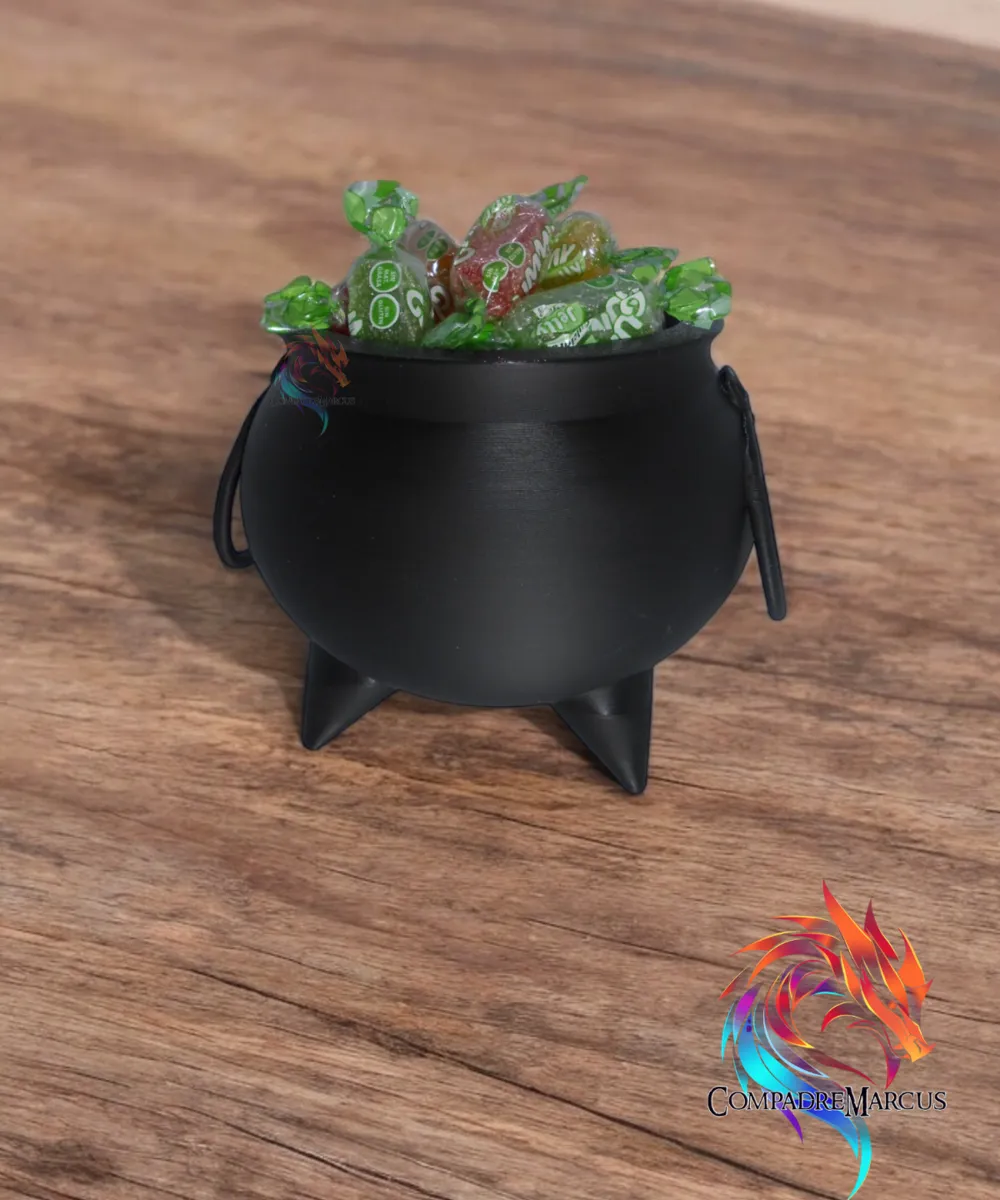 Cauldron candy bowl by CompadreMarcus - MakerWorld