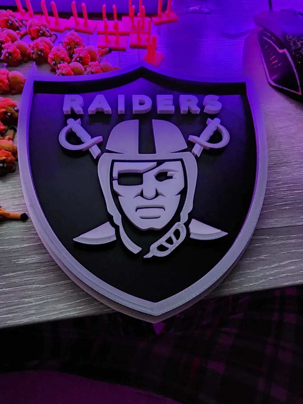 Raiders Logo Plaque - Free 3D Print Model - MakerWorld