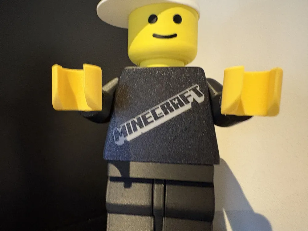 Brickman Minecraft 20cm Figur Remixed by Andre1984 MakerWorld: Download ...