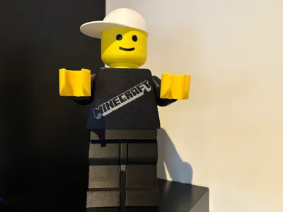 Brickman Minecraft 20cm Figur Remixed by Andre1984 MakerWorld: Download ...