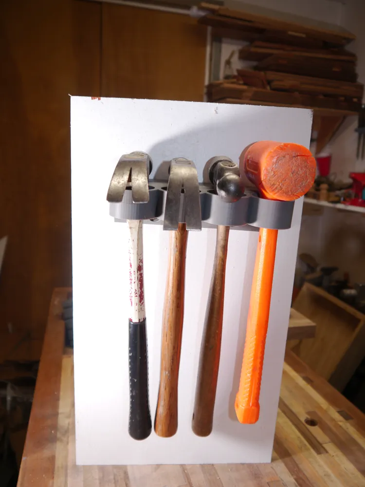 Universal Hammer Wall Mounted Organizer - Free 3D Print Model - MakerWorld