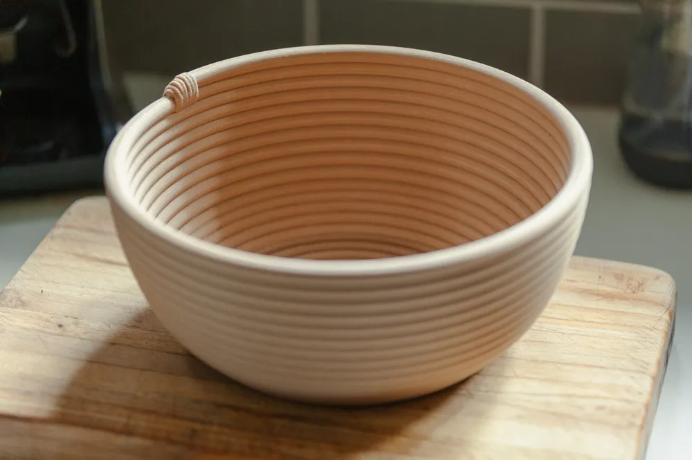 Banneton - Authentic Wood PLA Proofing Basket - Free 3D Print Model ...