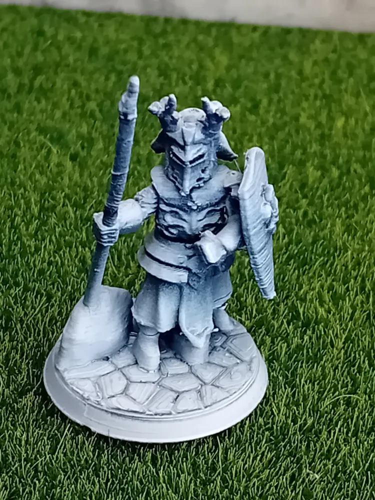 Dnd knight with spear-wargaming spearman-d&d mini by Satan Studio ...