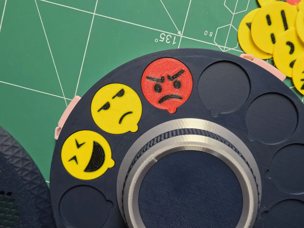 MOODMETER (Teen-Meter, EMOJI-Meter) - Free 3D Print Model - MakerWorld