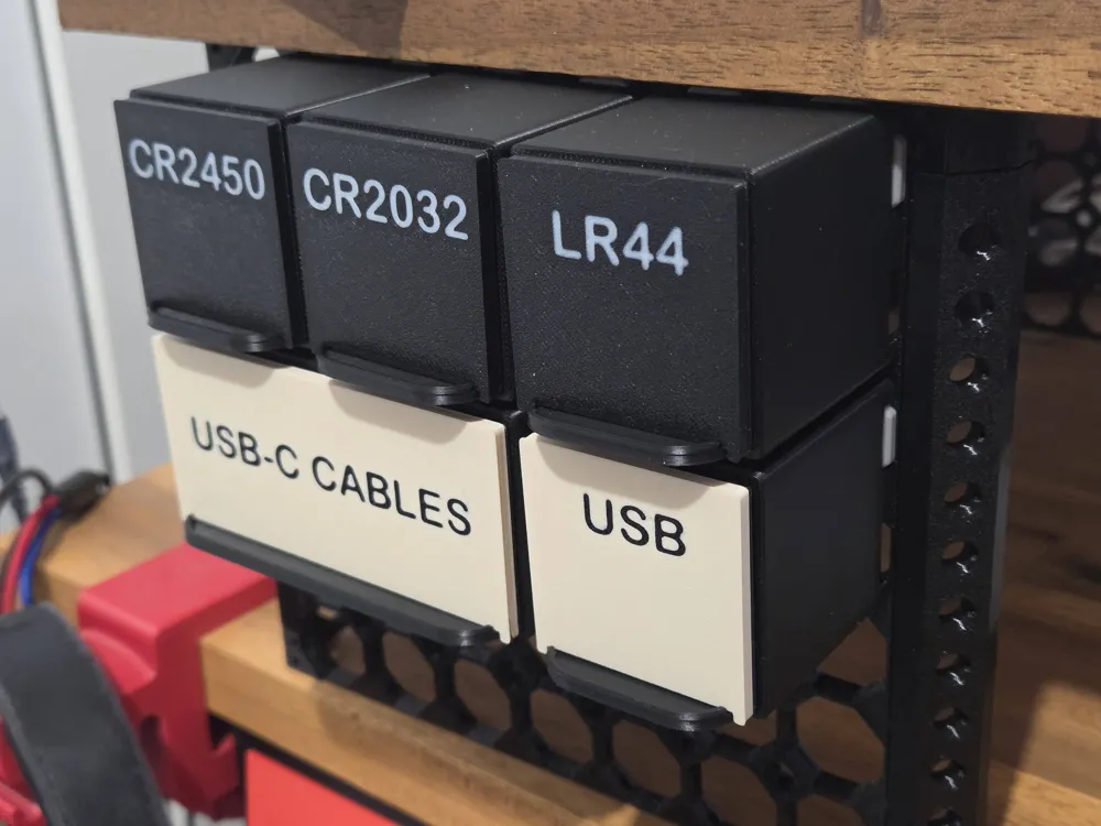 Tilt drawers for multiboard with custom faceplate by SeymourMakes ...