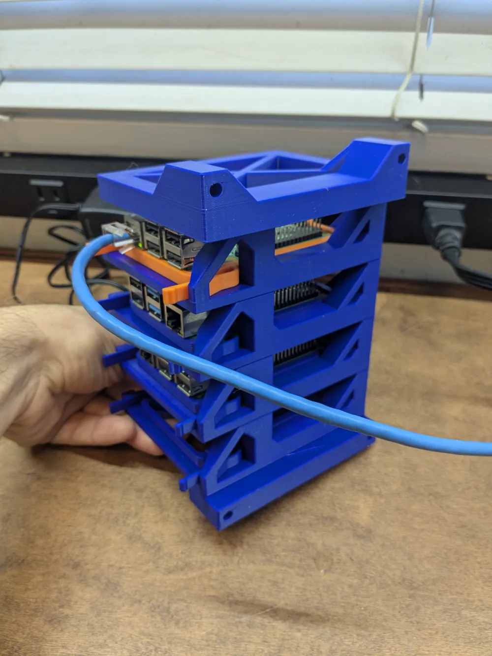 Modular Raspberry Pi (3,4,5) Rack w/Toolless Sleds by ...