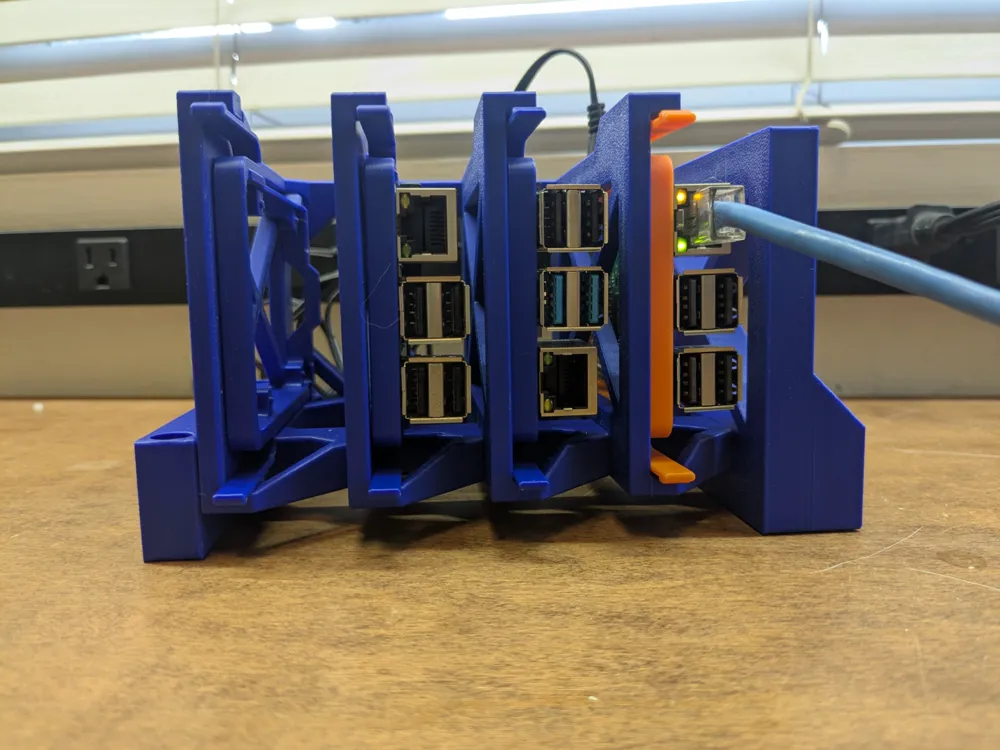 Modular Raspberry Pi (3,4,5) Rack w/Toolless Sleds by reganface ...
