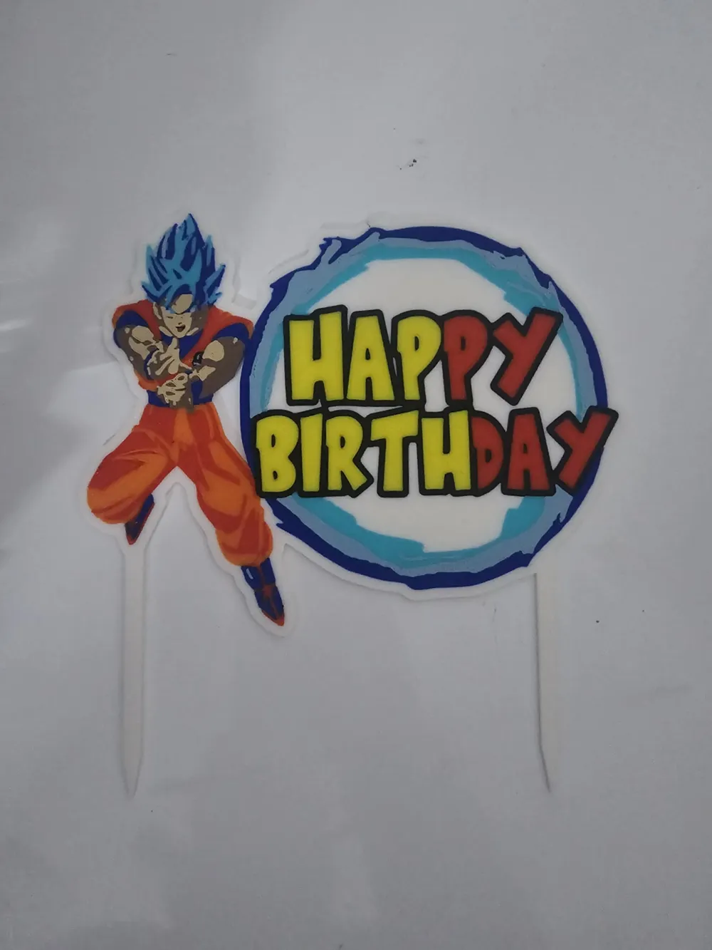 Dragon ball z Goku cake topper - Free 3D Print Model - MakerWorld