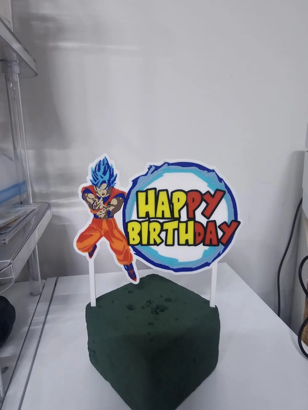 Dragon ball z Goku cake topper - Free 3D Print Model - MakerWorld