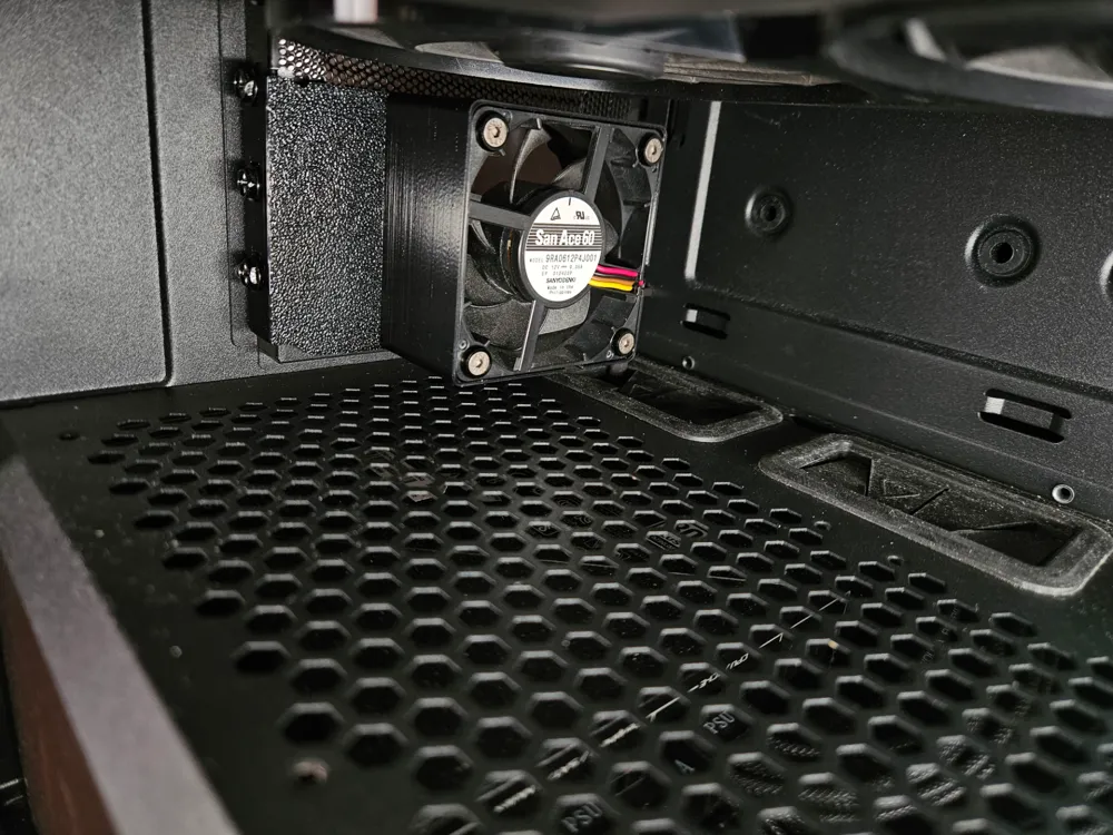 PCIE挡板6CM风扇支架 PCIE Slot Cover 60mm fan bracket by vakahala - MakerWorld