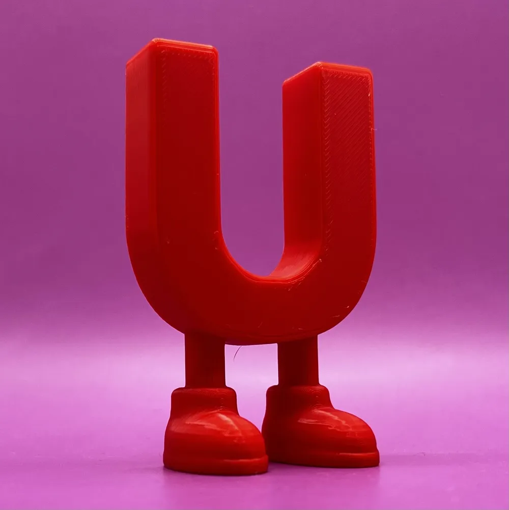 Letters with legs fun alphabet by ATP MakerWorld: Download Free 3D Models