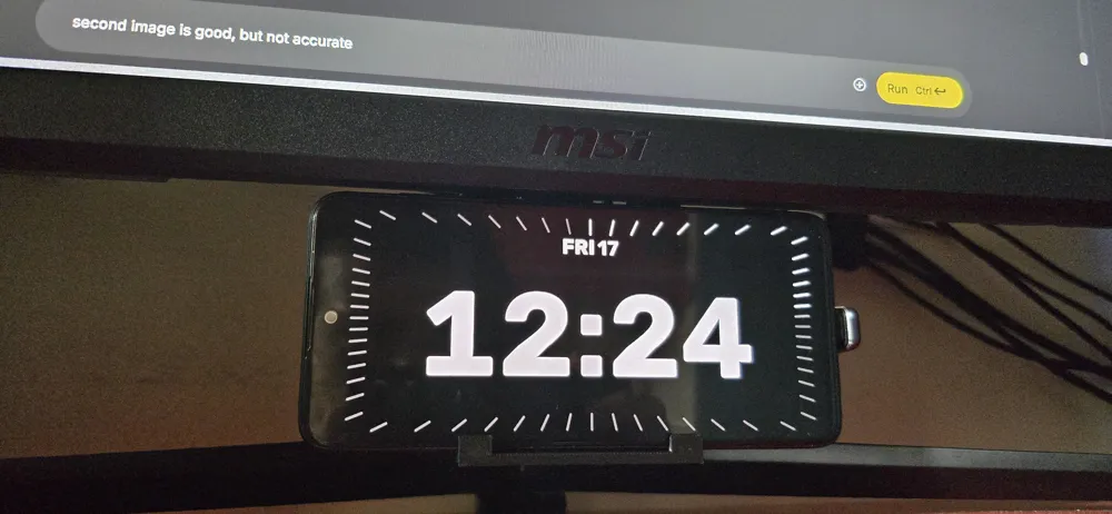 Lightweight Under-Monitor Phone Holder - Free 3D Print Model - MakerWorld