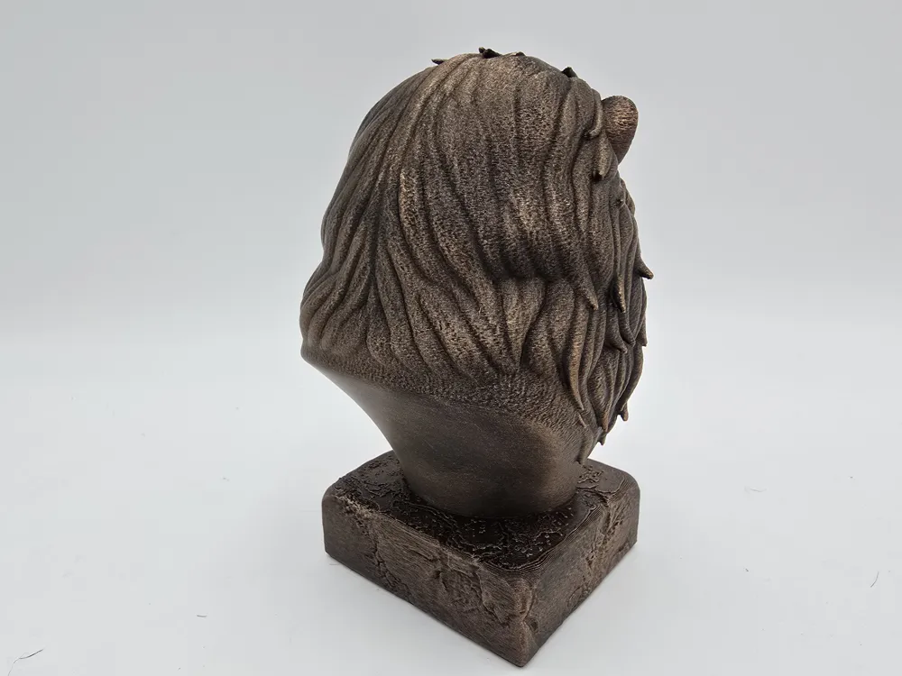 LION BUST by Messy_Panda MakerWorld: Download Free 3D Models