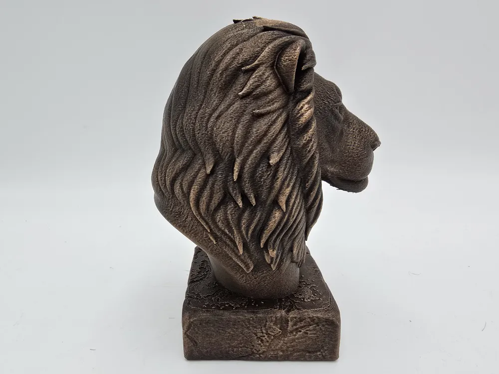 LION BUST by Messy_Panda MakerWorld: Download Free 3D Models