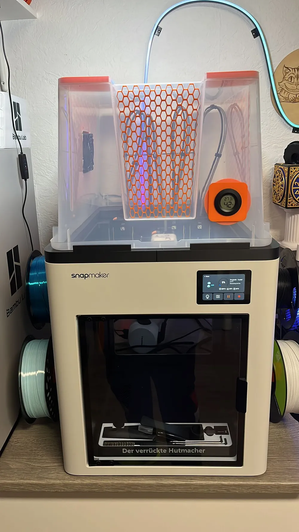 Snapmaker U1 Top Cover Modding for IKEA SAMLA 45L - Free 3D Print Model ...