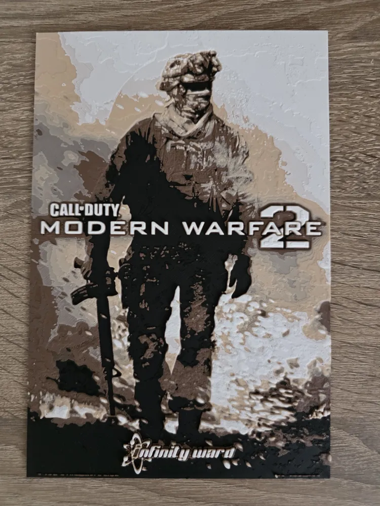 Call of Duty Modern Warfare 2 cover art by BV Design Group MakerWorld ...