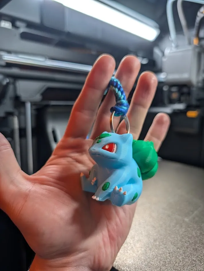 Bulbasaur Keychain - Free 3D Print Model - MakerWorld
