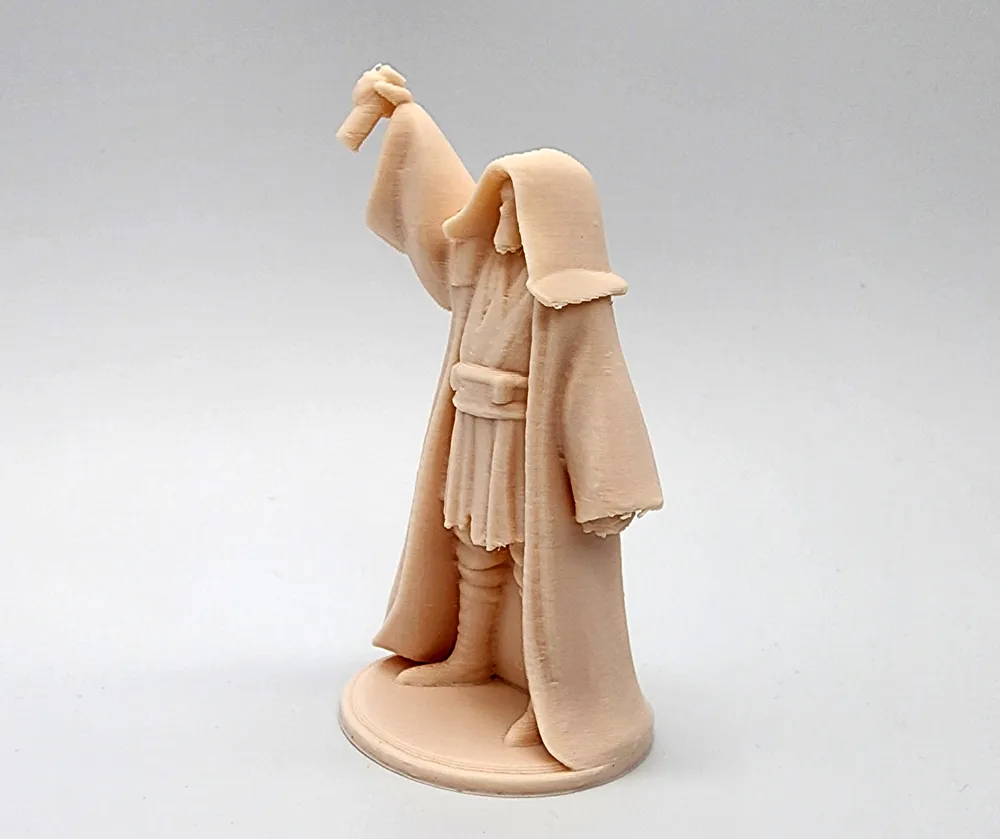 Jedi Miniature #2 w/Filament Lightsaber - Free 3D Print Model - MakerWorld