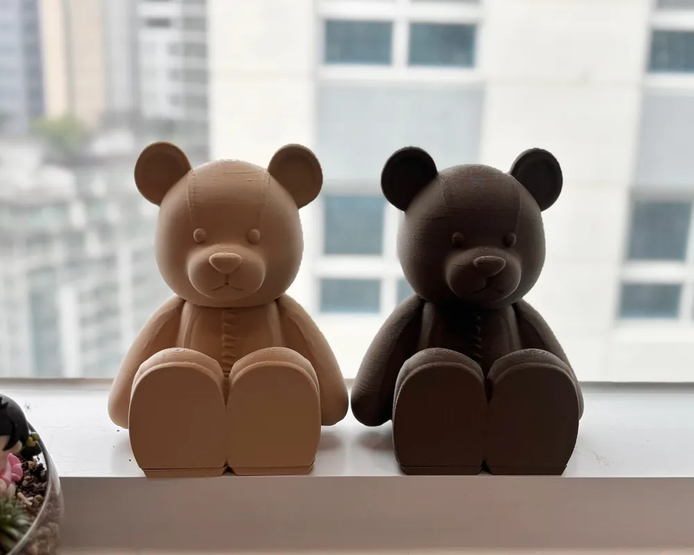 Teddy Bear Coin Bank by Nyeong0_0 MakerWorld: Download Free 3D Models