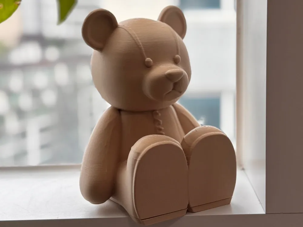 Teddy Bear Coin Bank by Nyeong0_0 MakerWorld: Download Free 3D Models