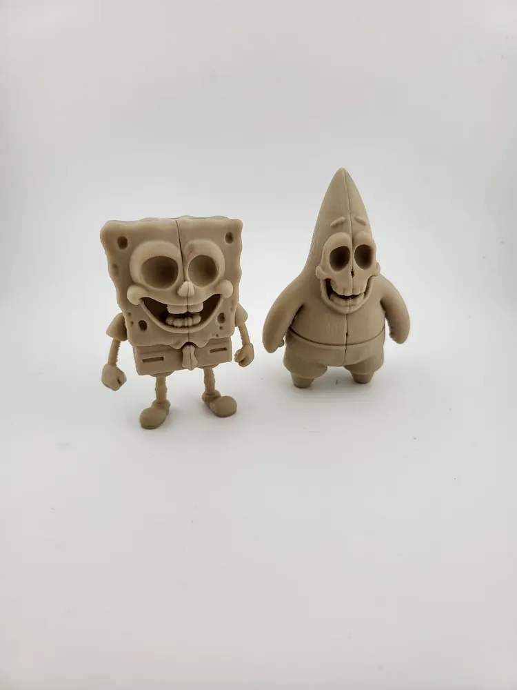 SpongeBob & Patrick Skeleton Nickelodeon Classic by Mad power ...