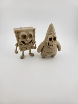 SpongeBob & Patrick Skeleton Nickelodeon Classic by Mad power ...