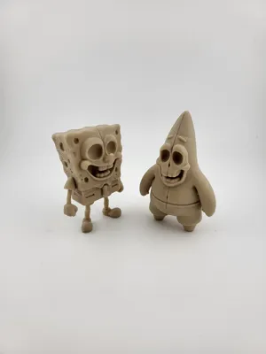 SpongeBob & Patrick Skeleton Nickelodeon Classic by Mad power ...