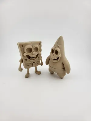 SpongeBob & Patrick Skeleton Nickelodeon Classic by Mad power ...