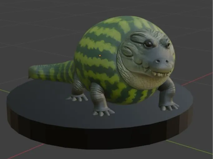 Brainrot Series | Glorbo Fruttodrillo by KingMo5h MakerWorld: Download ...